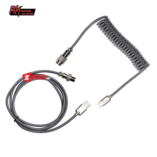 Dây cáp type-C custom RK - Pro Custom Coiled Cable